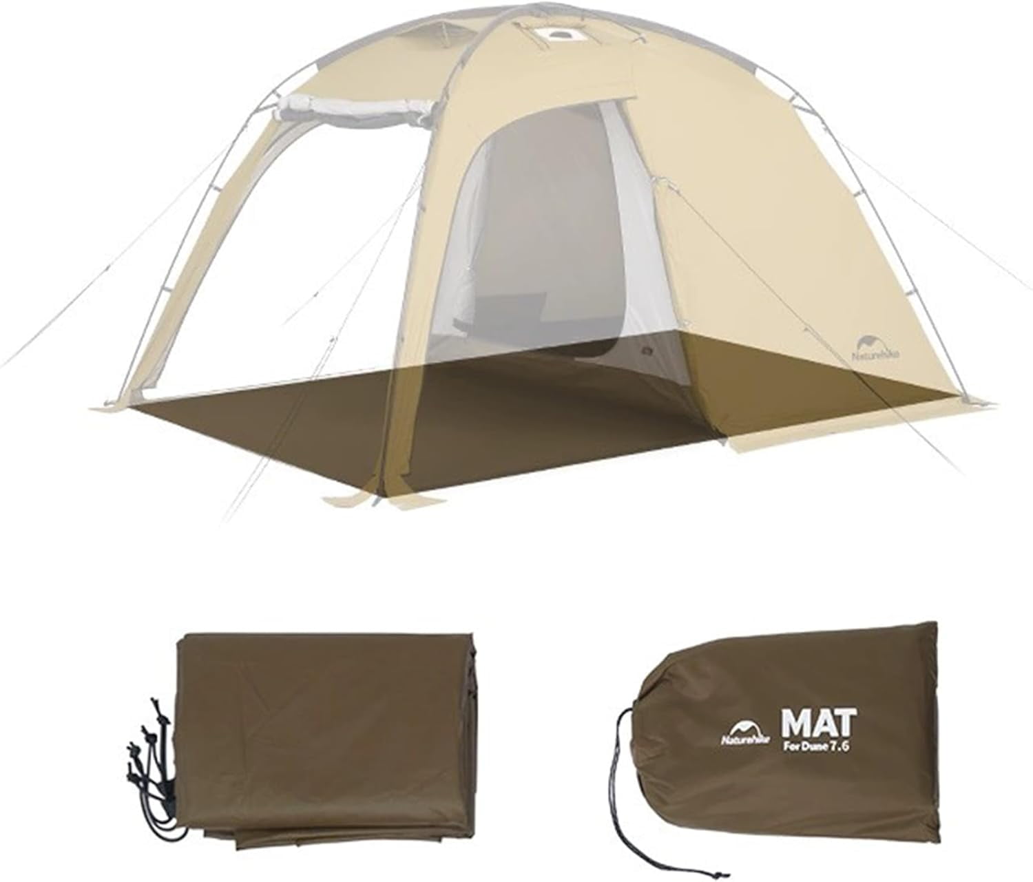 Naturehike7.6 Double Person 4-Seasons Camping Tent, UPF50+ Sun ...