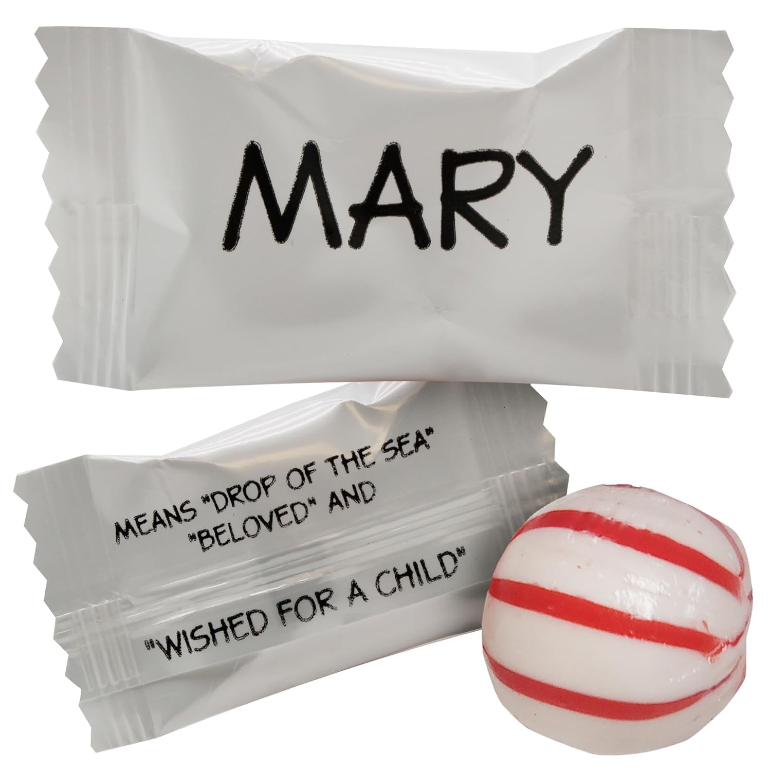 Naturejam 100count Mary written themed Peppermint Individually Wrapped ...