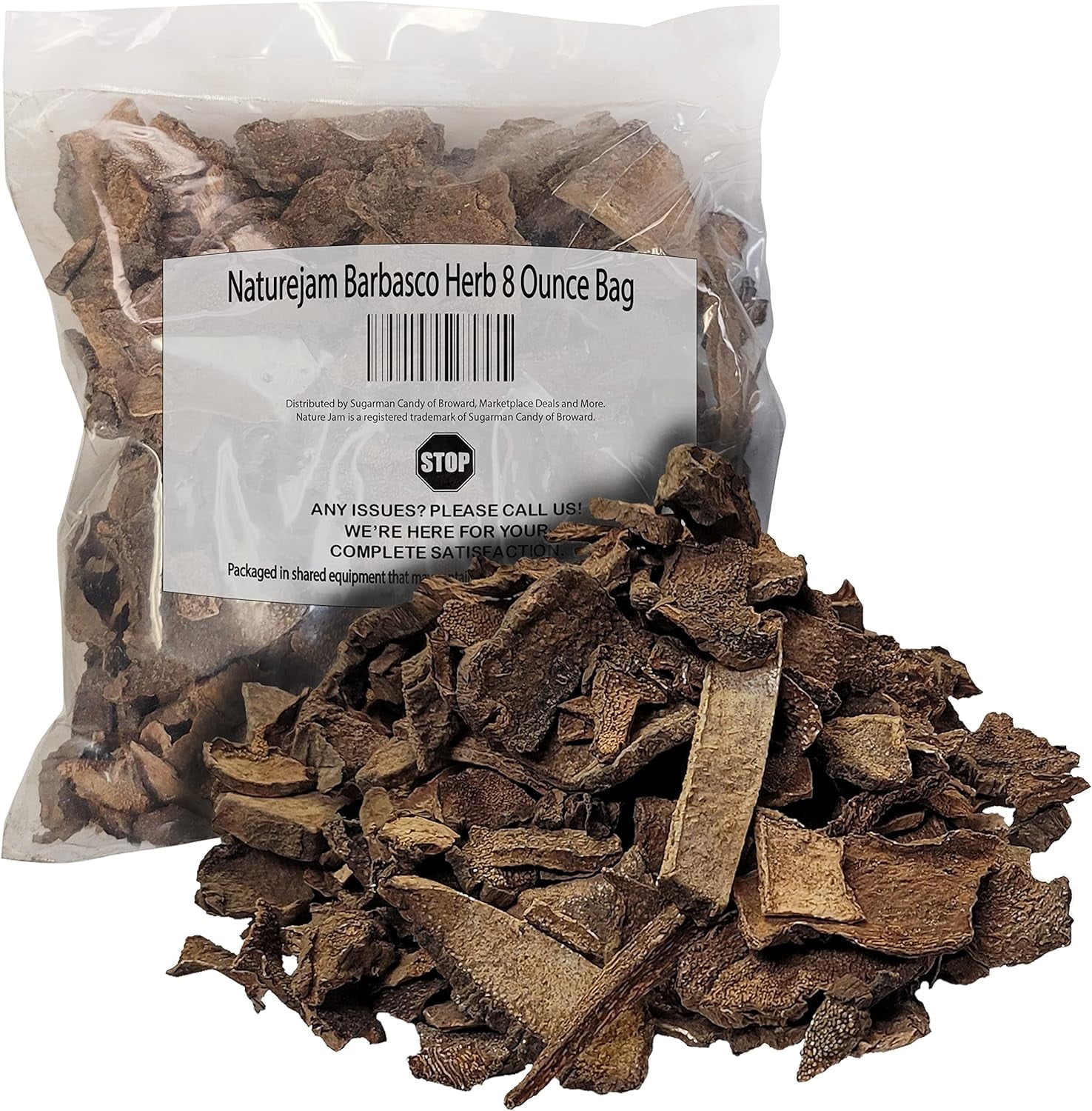 Naturejam Barbasco Herb 8 Ounce Bag-100% Natural Wildcraft-No ...