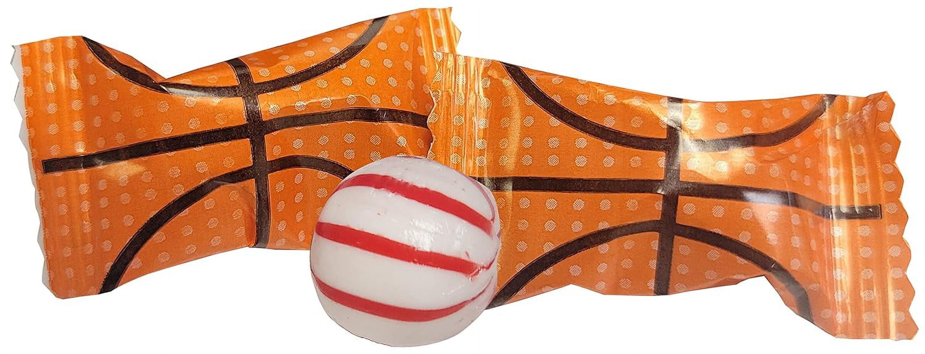 Naturejam Basketball Themed Peppermints 100 Count Wrapped - Sports Mint ...