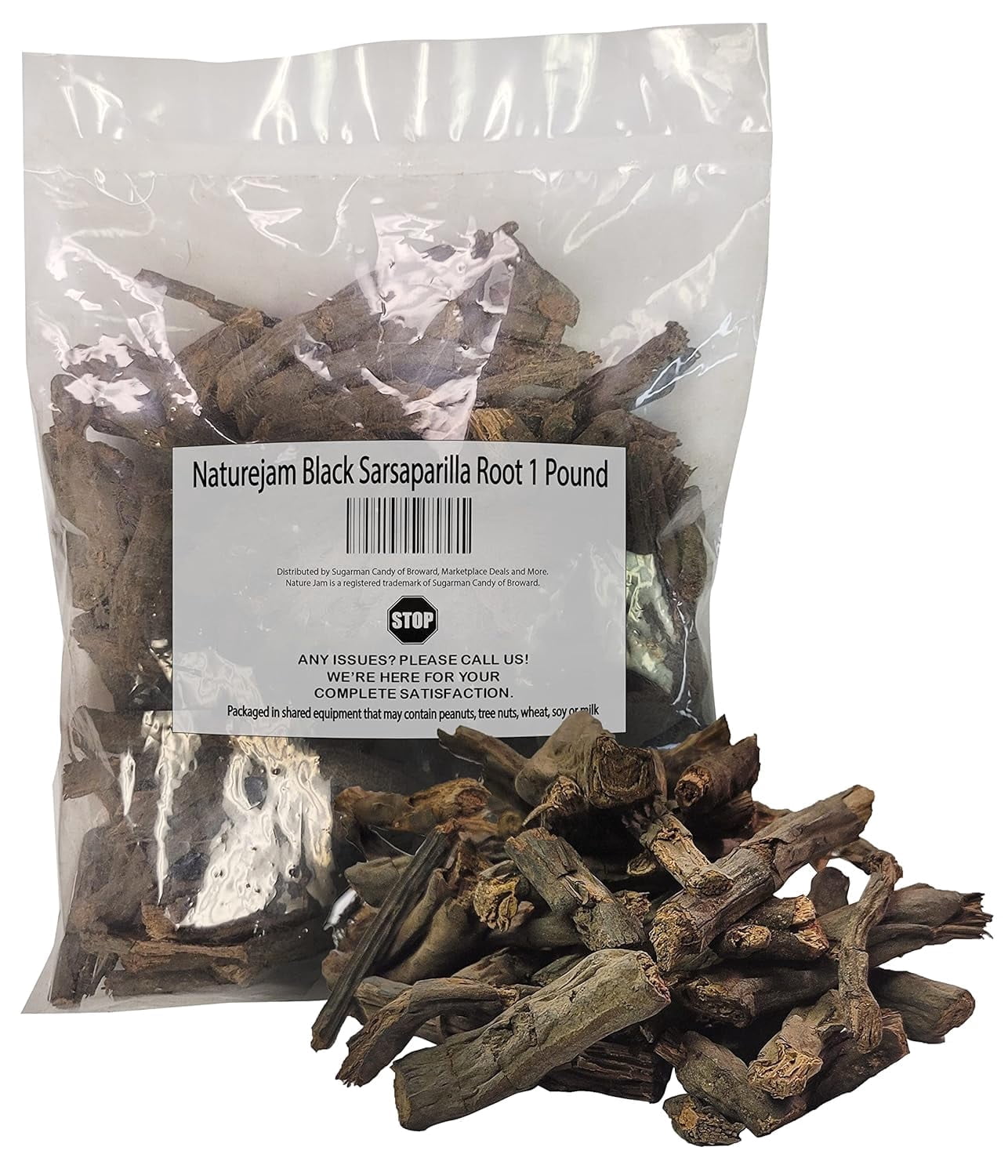 Naturejam Black Sarsaparilla Root Tea 1 Pound-Bulk Bag-Herbs From ...