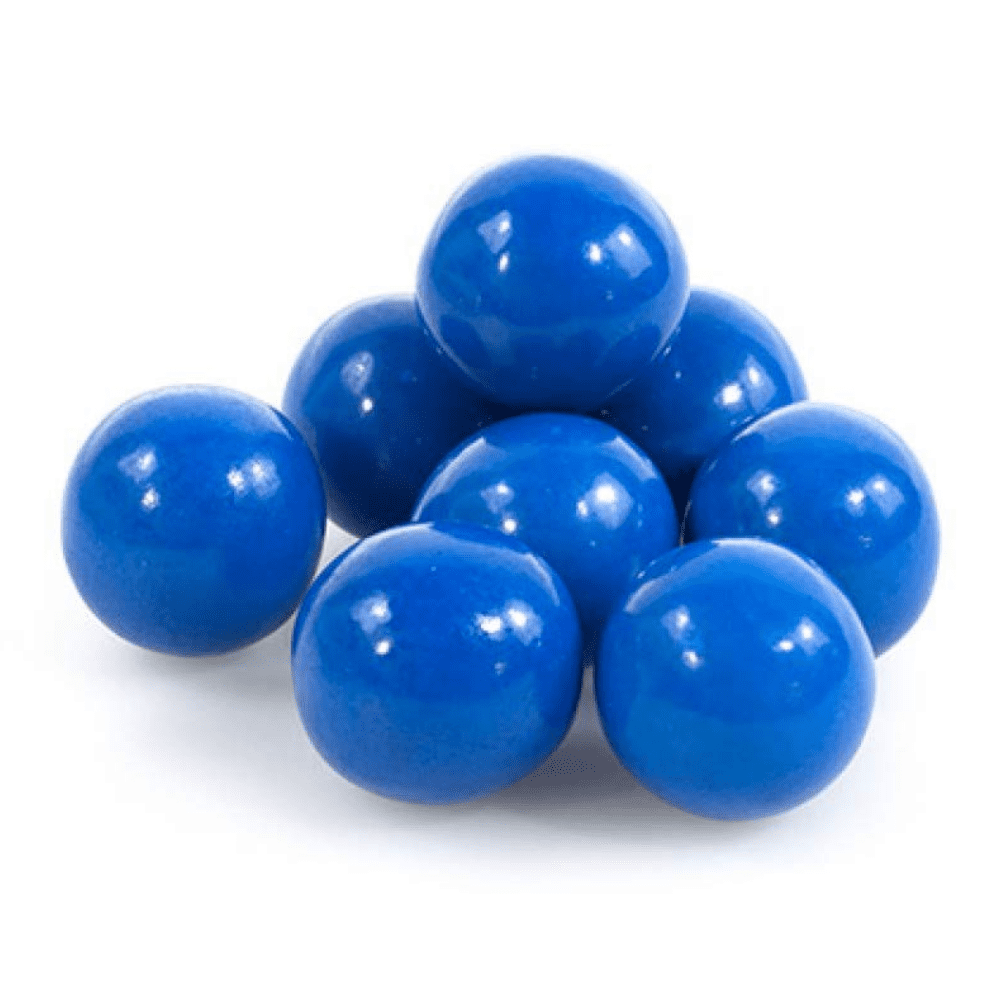 Naturejam Blue 1 inch Gumballs – Chewing gum For Baby Showers Or Gender ...