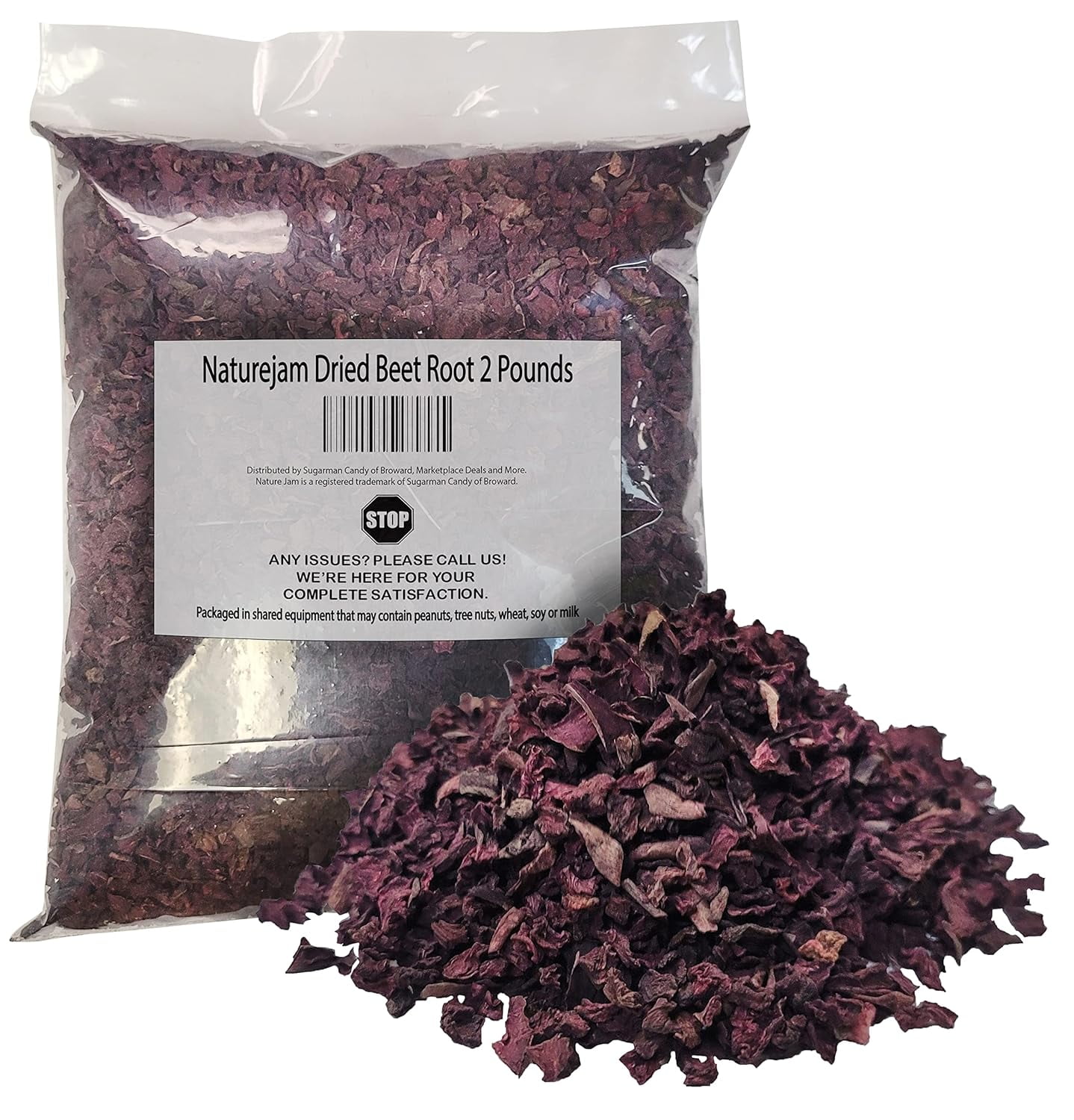 Naturejam Dried Beet Root 2 Pounds - Dehydrated Beetroot Cubes For ...