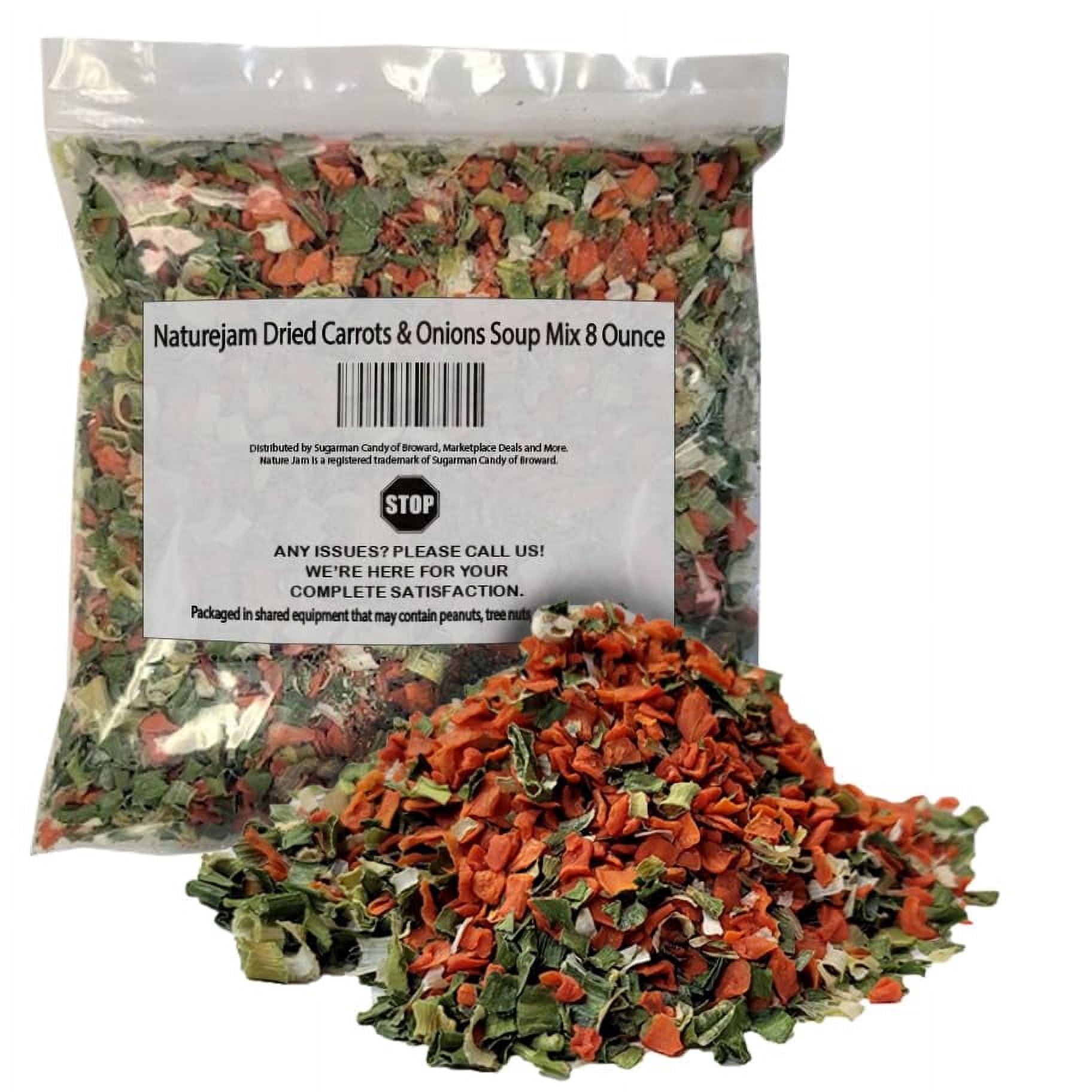 Naturejam Dried Carrots & Green Onions Soup Mix 8 Ounce-Dehydrated ...