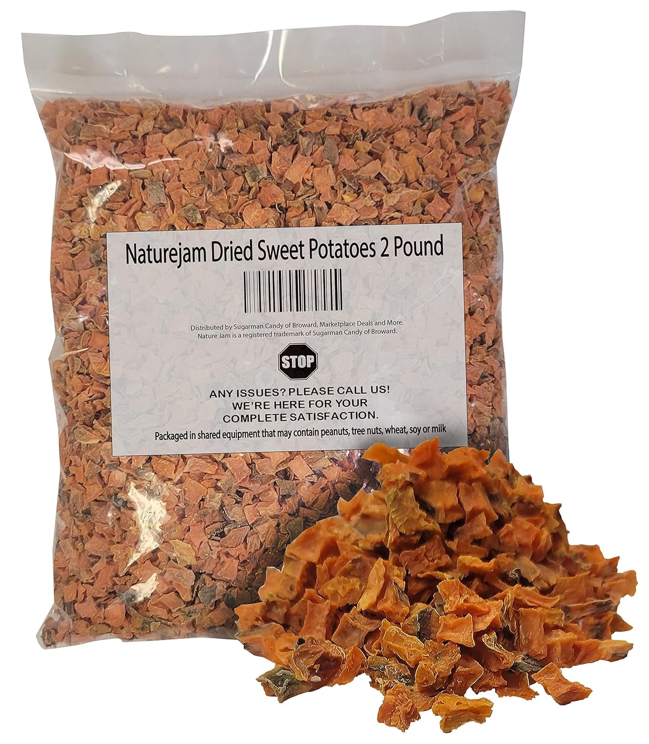 Naturejam Dried Sweet Potatoes Size 2 Pounds Bulk Size-Pandemic ...
