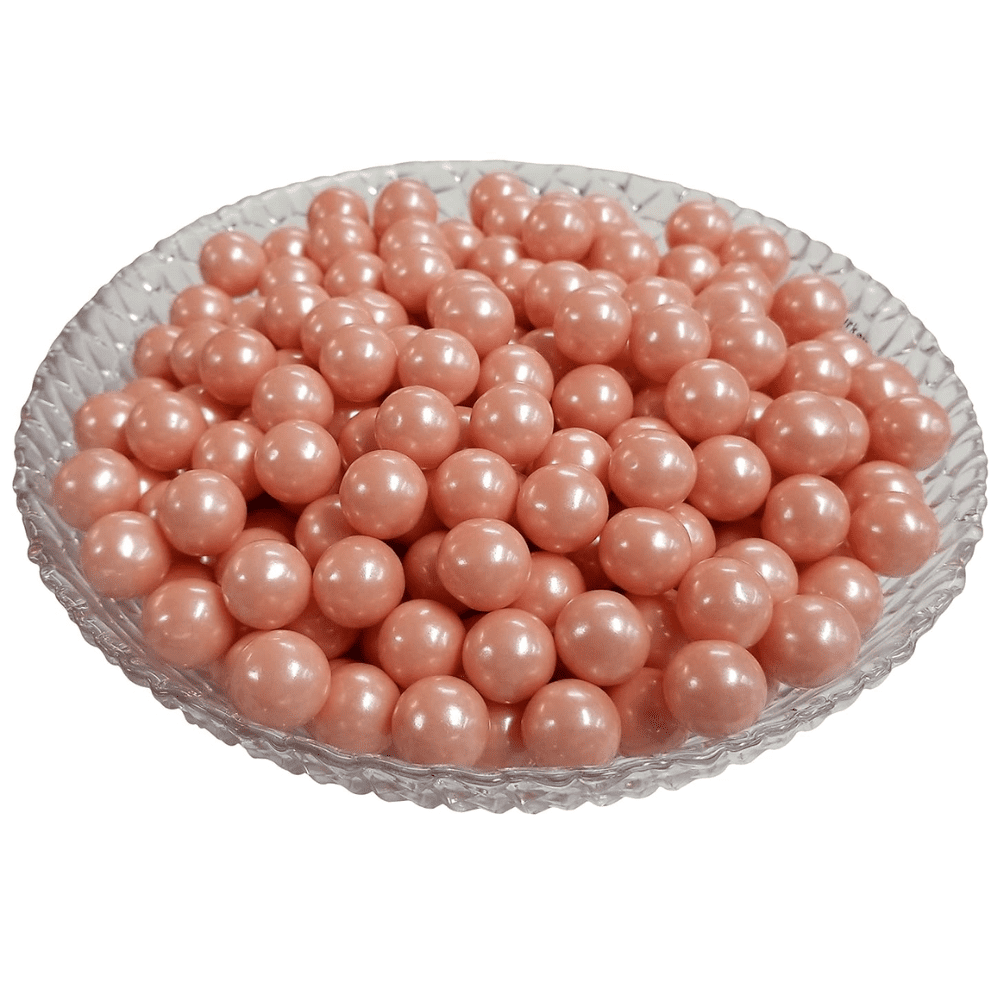 Naturejam Gumballs Glimmer Pink Bubble Gum 2 Pounds bulk size 0.5 inch ...