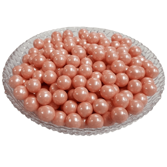 Naturejam Gumballs Glimmer Pink Bubble Gum 2 Pounds bulk size 0.5 inch ...