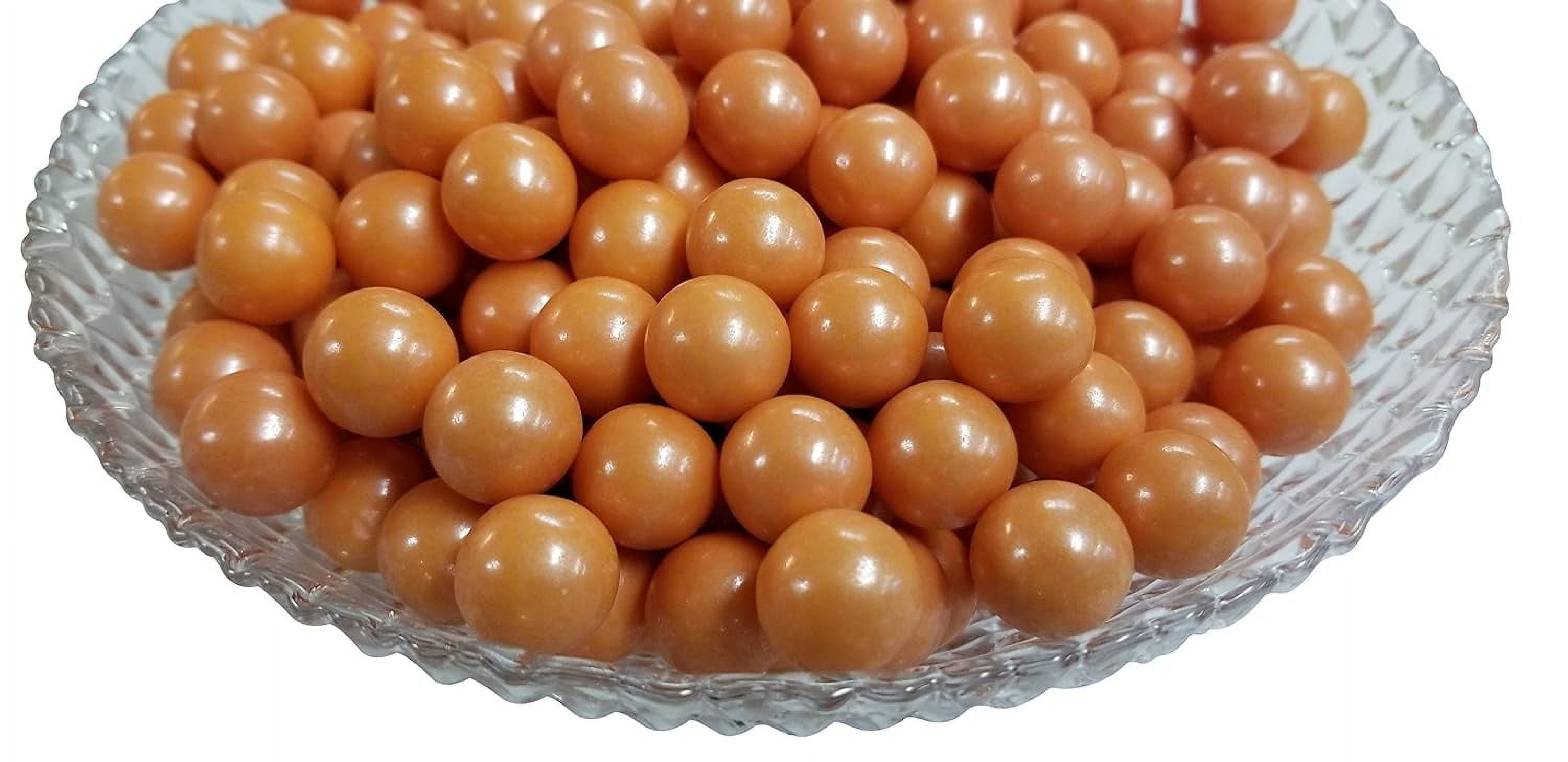 Naturejam Mini Glimmer Gumballs 0.5 Inch Gum balls, Orange, 2 Pounds ...