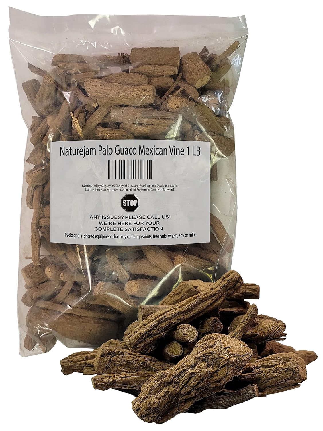 Naturejam Palo Guaco Mexican Vine 1 Pound- Amazing Unique Vine Cut in ...