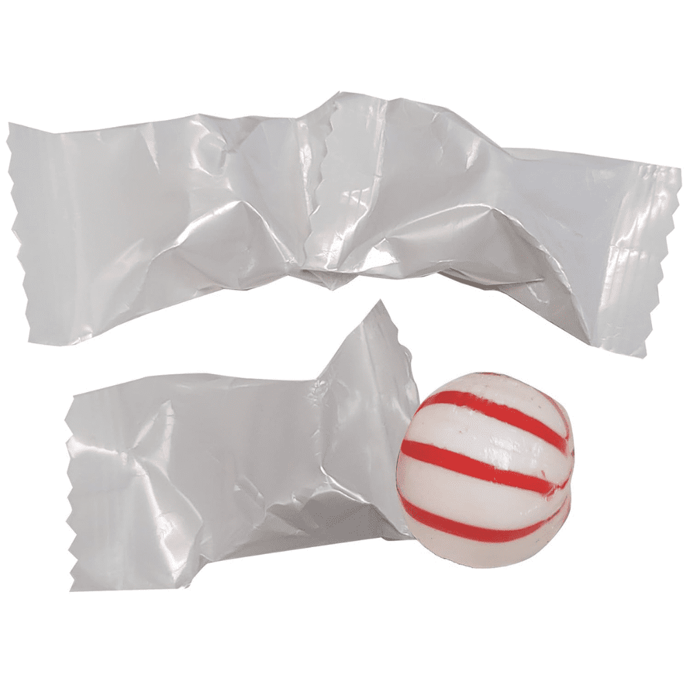 Naturejam Peppermints 100 Count Wrapped in White Colored Candy Wrapper - Pearl White Candy ...