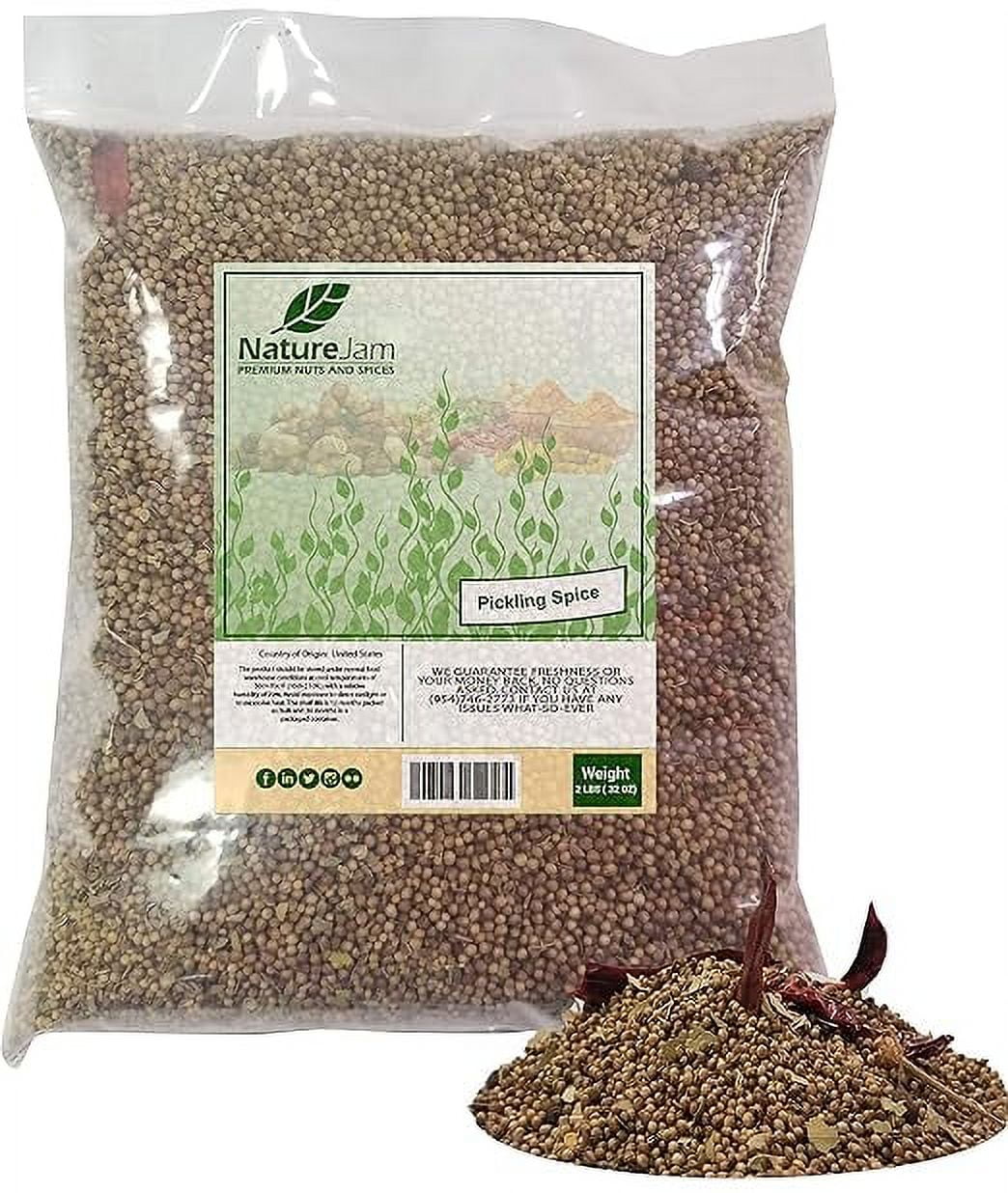 Naturejam Pickling Spice 2 Pounds Bulk Bag-Heat Sealed for Freshness ...