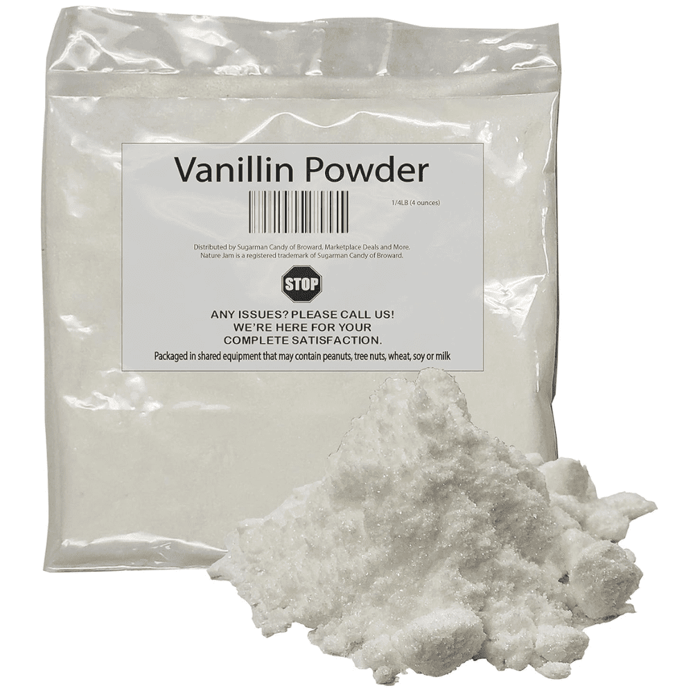 Naturejam Vanillin Powder 4 oz-Food Grade Additive for Food and Flavor ...