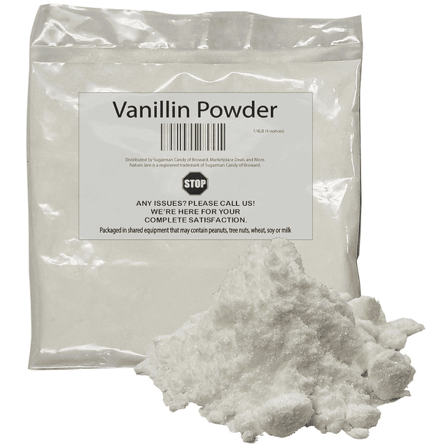 Naturejam Vanillin Powder 4 oz-Food Grade Additive for Food and Flavor ...