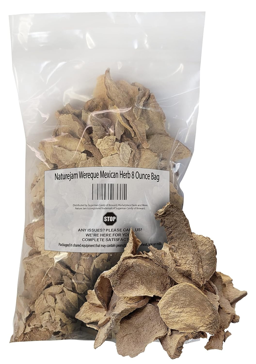 Naturejam Wereque Mexican Herb 8 Ounce Bag-100% Natural Wildcraft-No Processing Aka Wereke ...