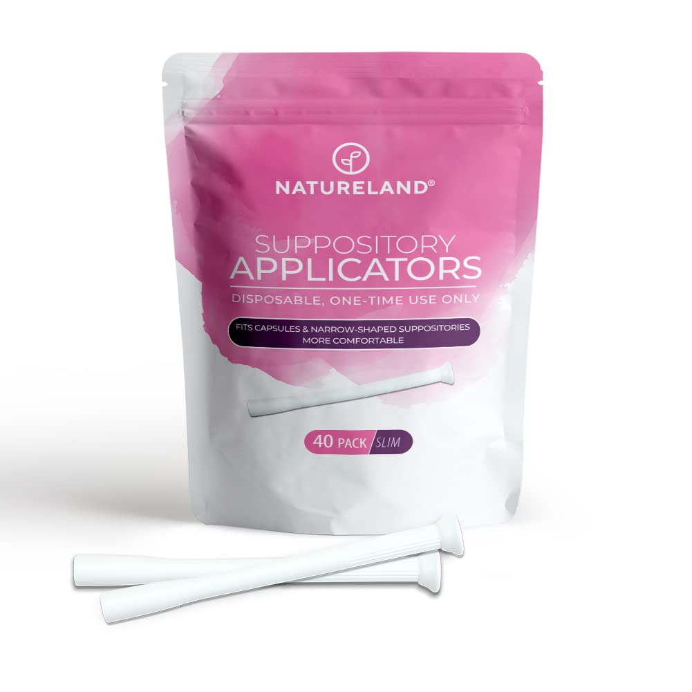Natureland Vaginal Suppository Applicators for Women,Soft Tip Auxiliary ...