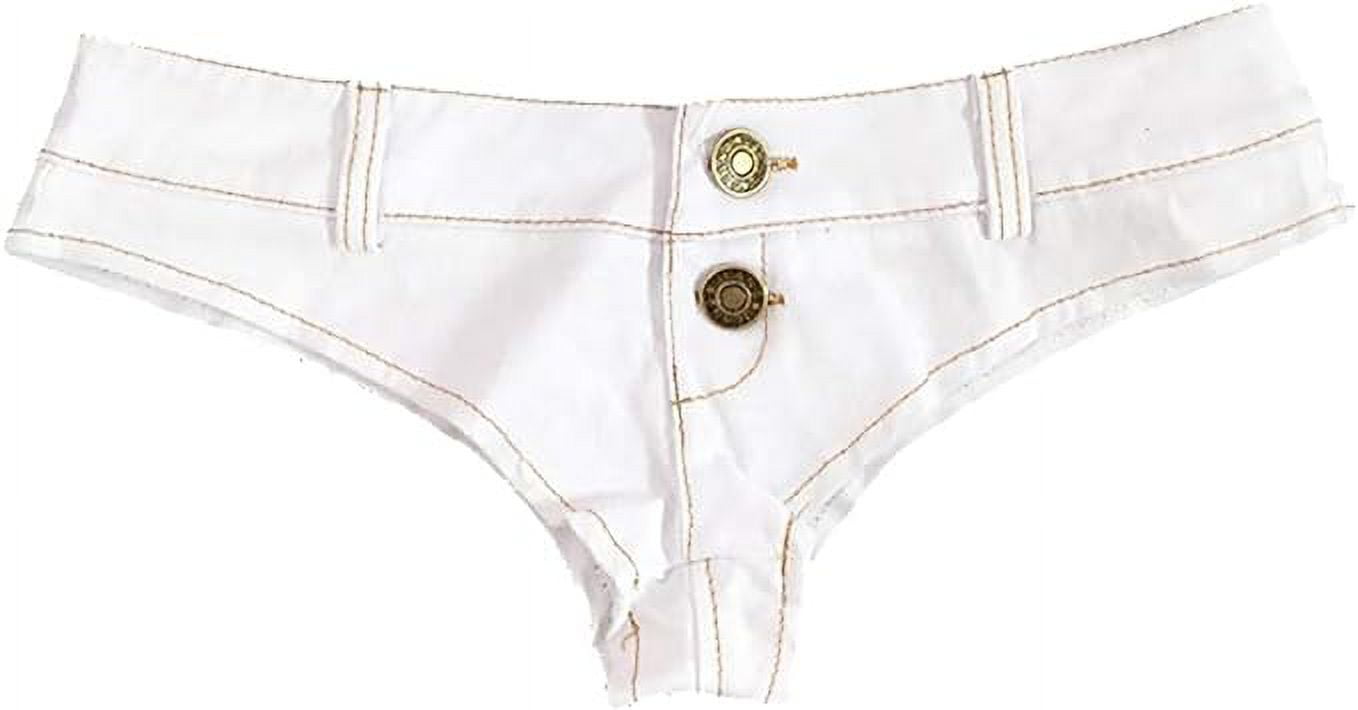 Naturemore Womens Sexy Low Waisted Stretch Mini Denim Shorts Hot Pants Clubwear