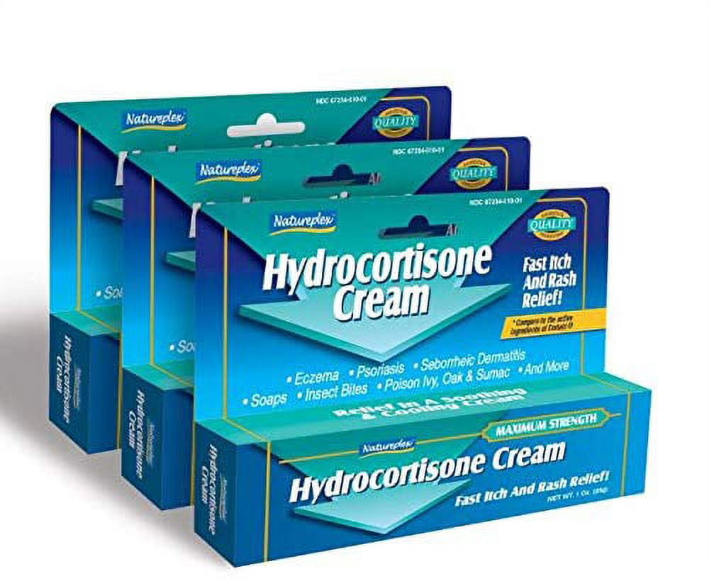 Natureplex Hydrocortisone Cream, Topical Healing Treatment, Anti-Itch ...