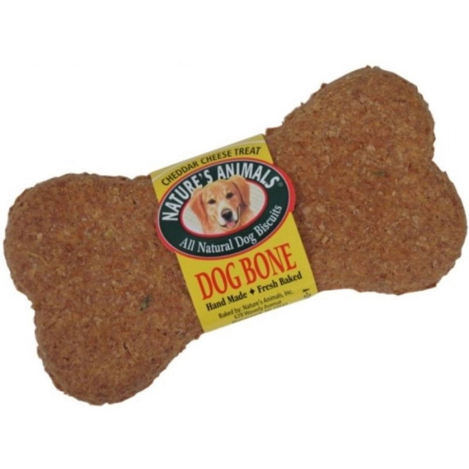 Natures Animals All Natural Dog Bone - Cheddar Cheese Flavor - Walmart.com