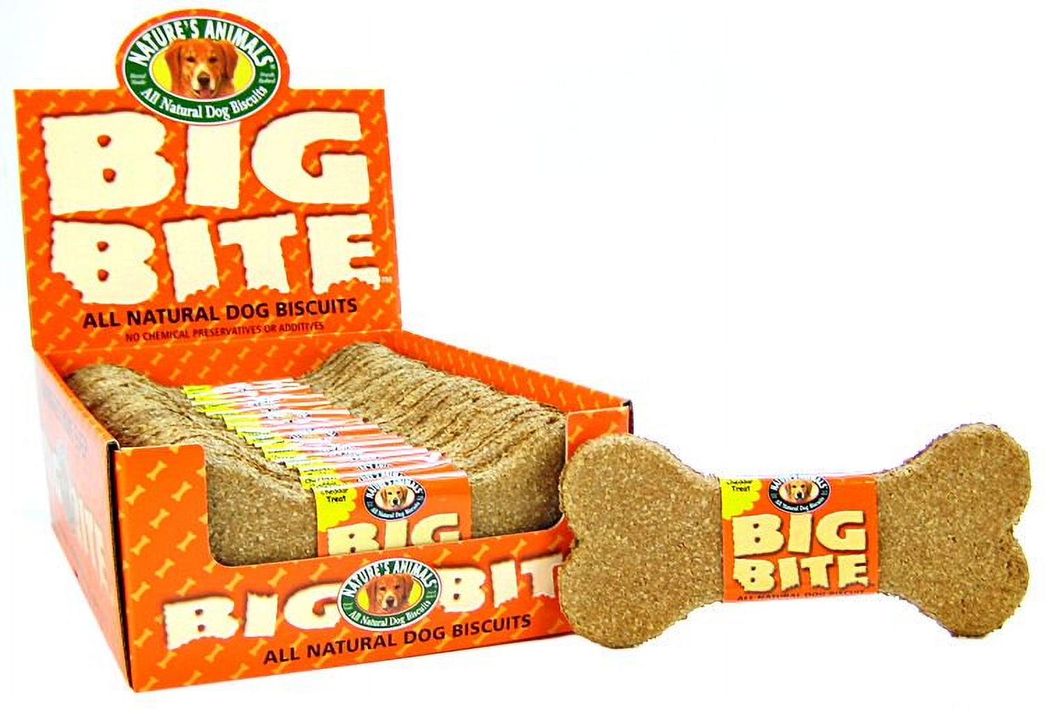 Natures Animals Big Bite Biscuits Cheddar Cheese - Walmart.com