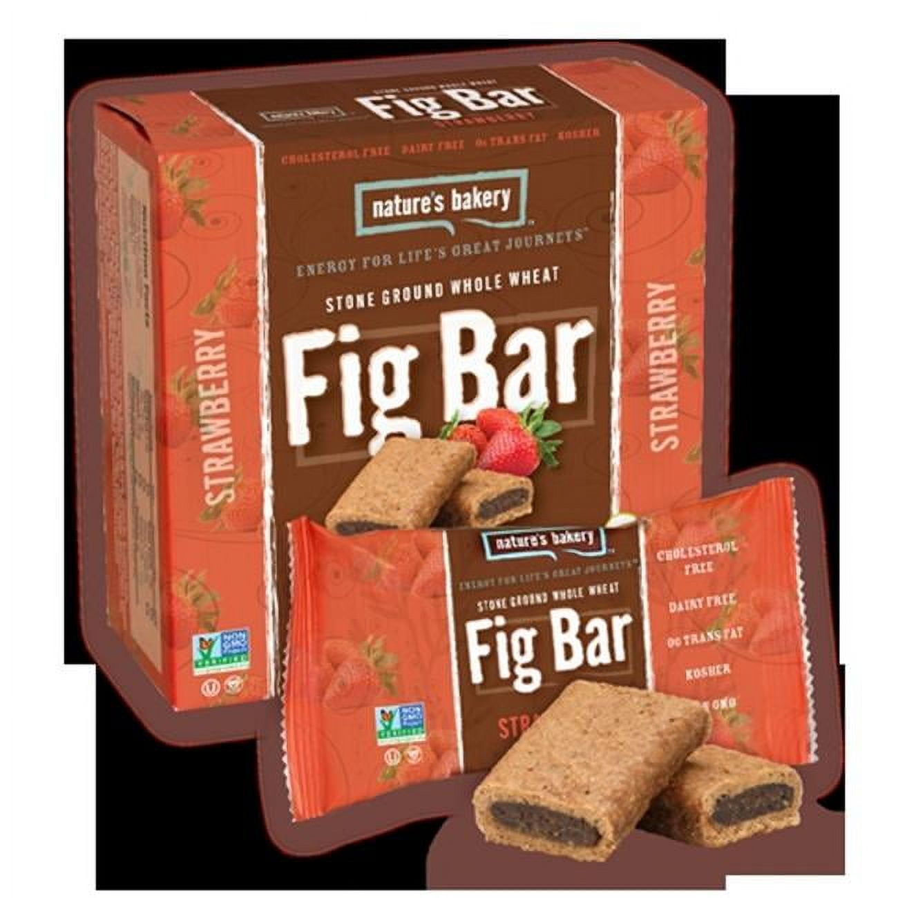 Natures Bakery 2 Ounce Fig Bar- Whole Wheat Strawberry - Walmart.com