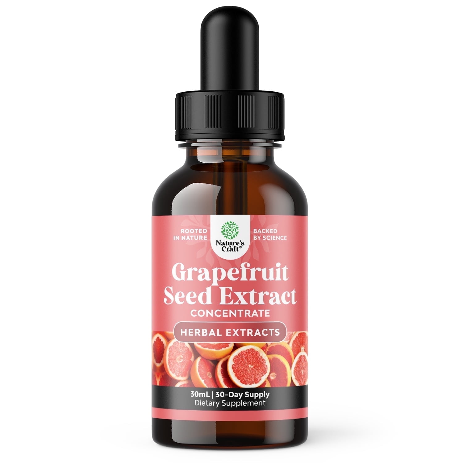 Natures Craft Grapefruit Seed Extract Liquid, Rich in Bioflavonoids ...