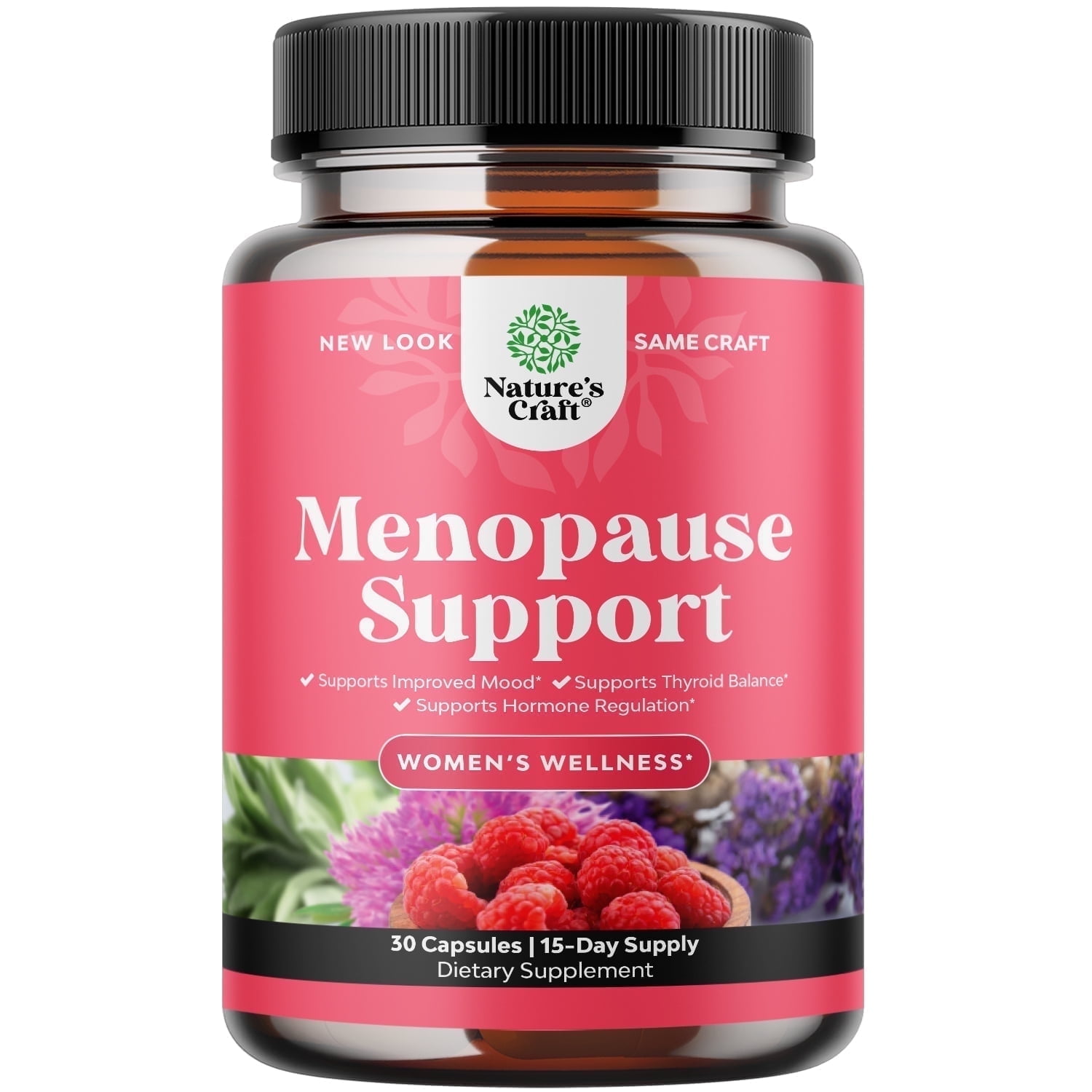 Natures Craft Herbal Menopause Supplement, 30 Capsules - Walmart.com