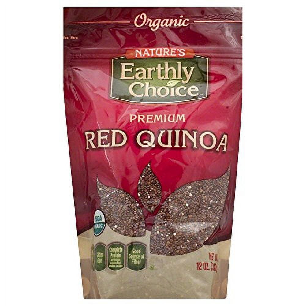 Natures Earthly Choice Organic Premium Red Quinoa, 12 Ounce - 6 per ...