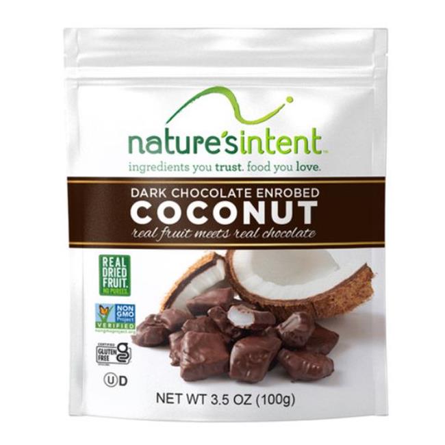 Natures Intent 375619 3.5 oz Dark Chocolate Covered Coconut Snacks ...