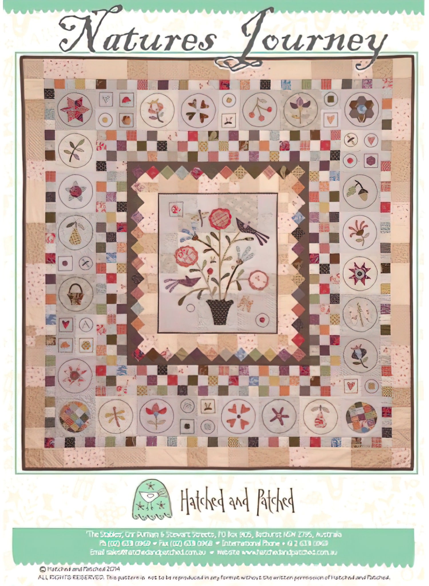 Natures Journey Quilt Pattern by Anni Downs / Hatched and Patched ...