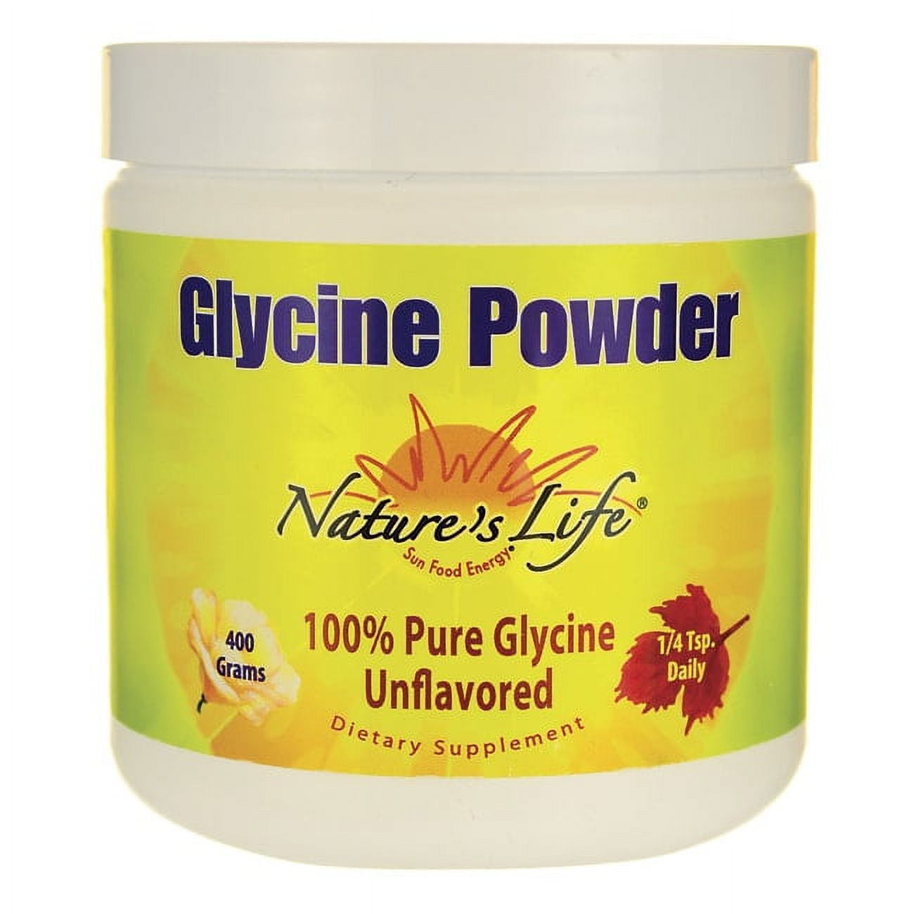 Nature's Life Glycine Powder | 400 g - Walmart Business Supplies