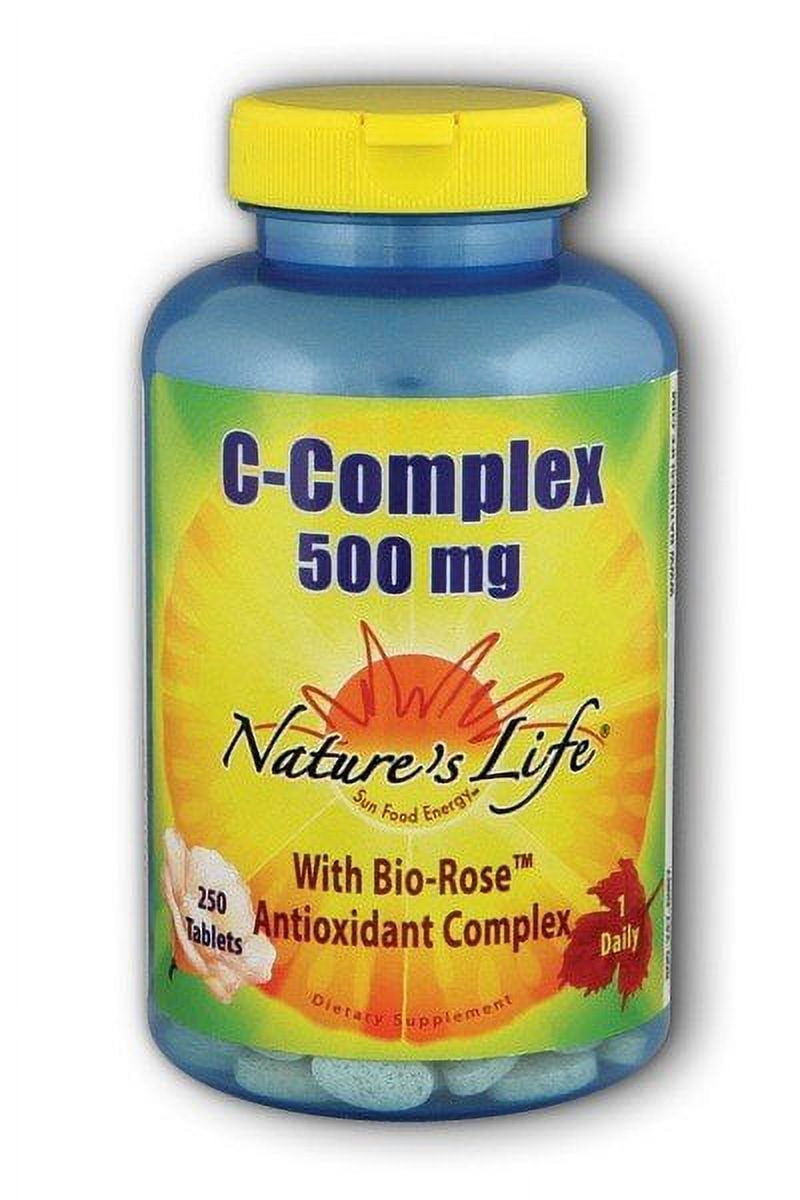 Natures Life Vitamin C 500mg - Vegetarian 250 Tablet - Walmart.com