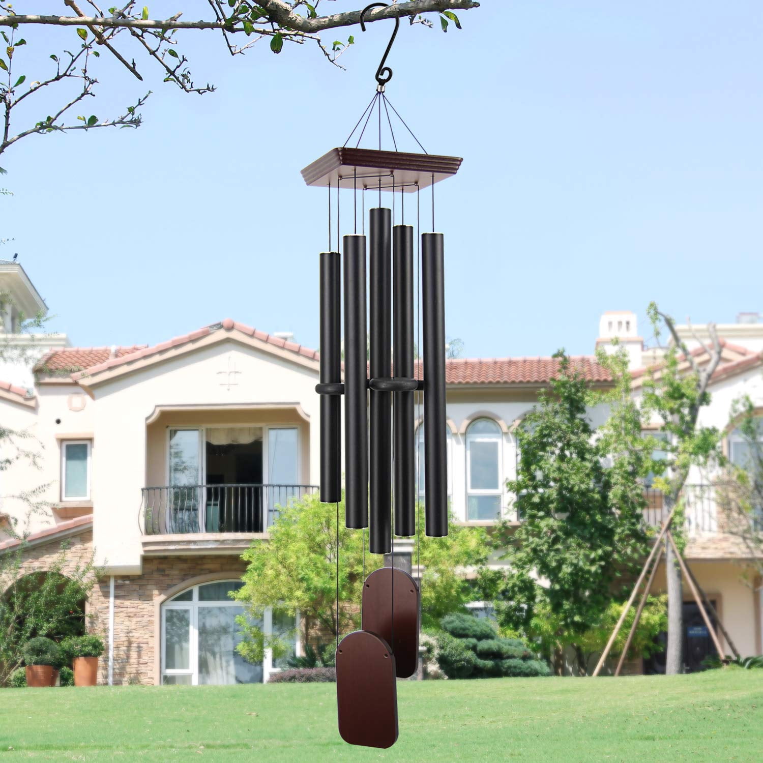 Natures Melody Wind Chimes Outdoor Deep Tone Amazing Grace Chime ...