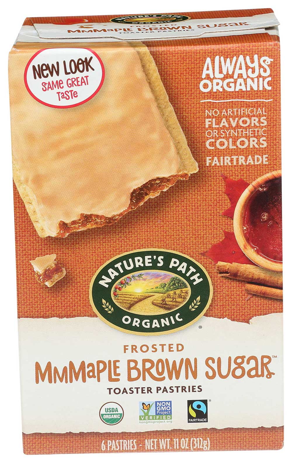 Natures Path Organic Brown Sugar Maple Cinnamon Frosted Toaster Pastry ...