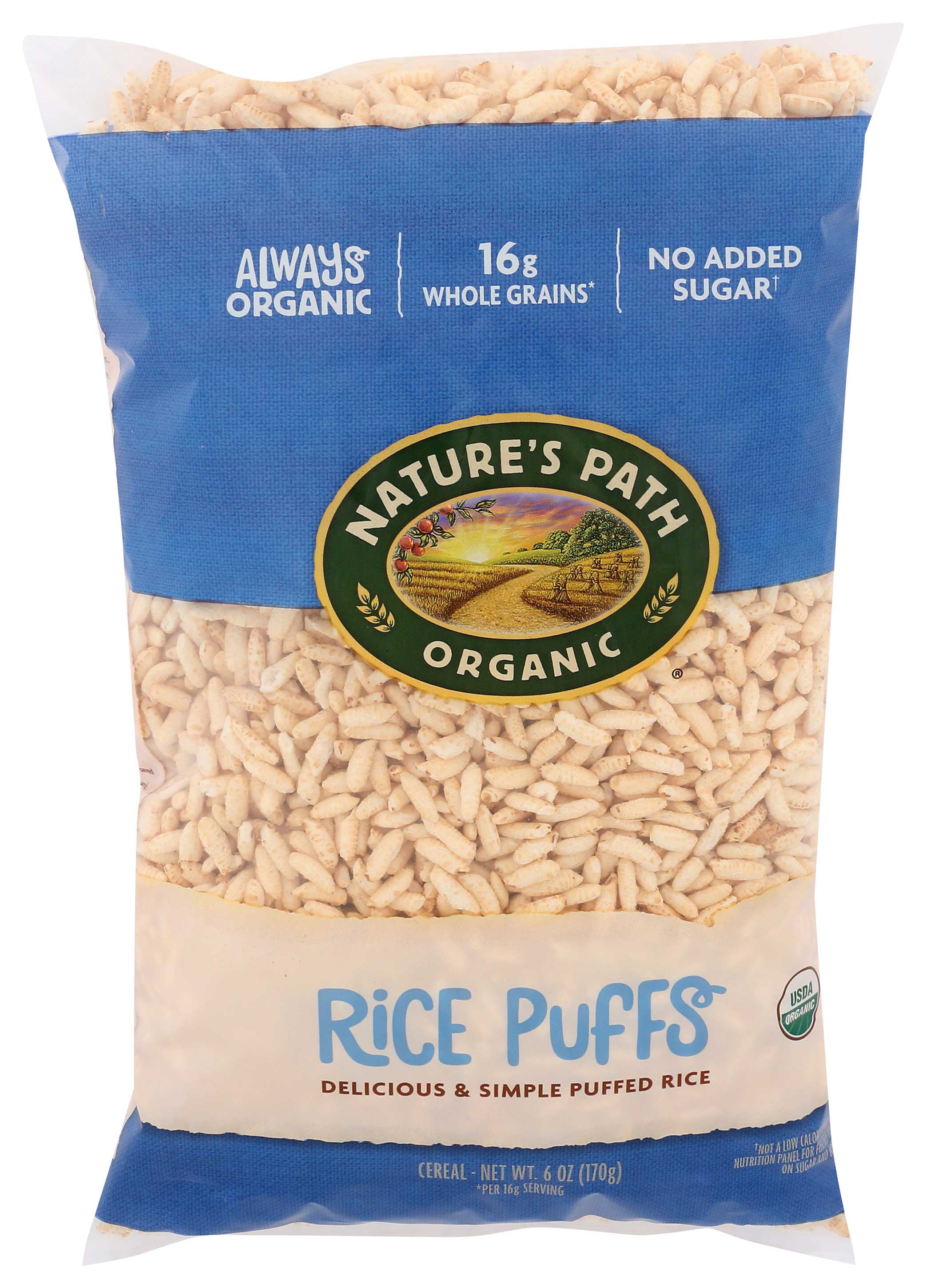 Natures Path Organic Cold Rice Puffed Cereal, 6 Ounce -- 12 per case ...