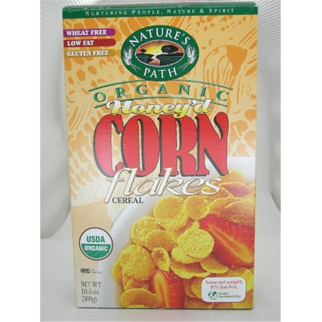 Natures Path Organic Honeyd Corn Flake Cereal - Walmart.com