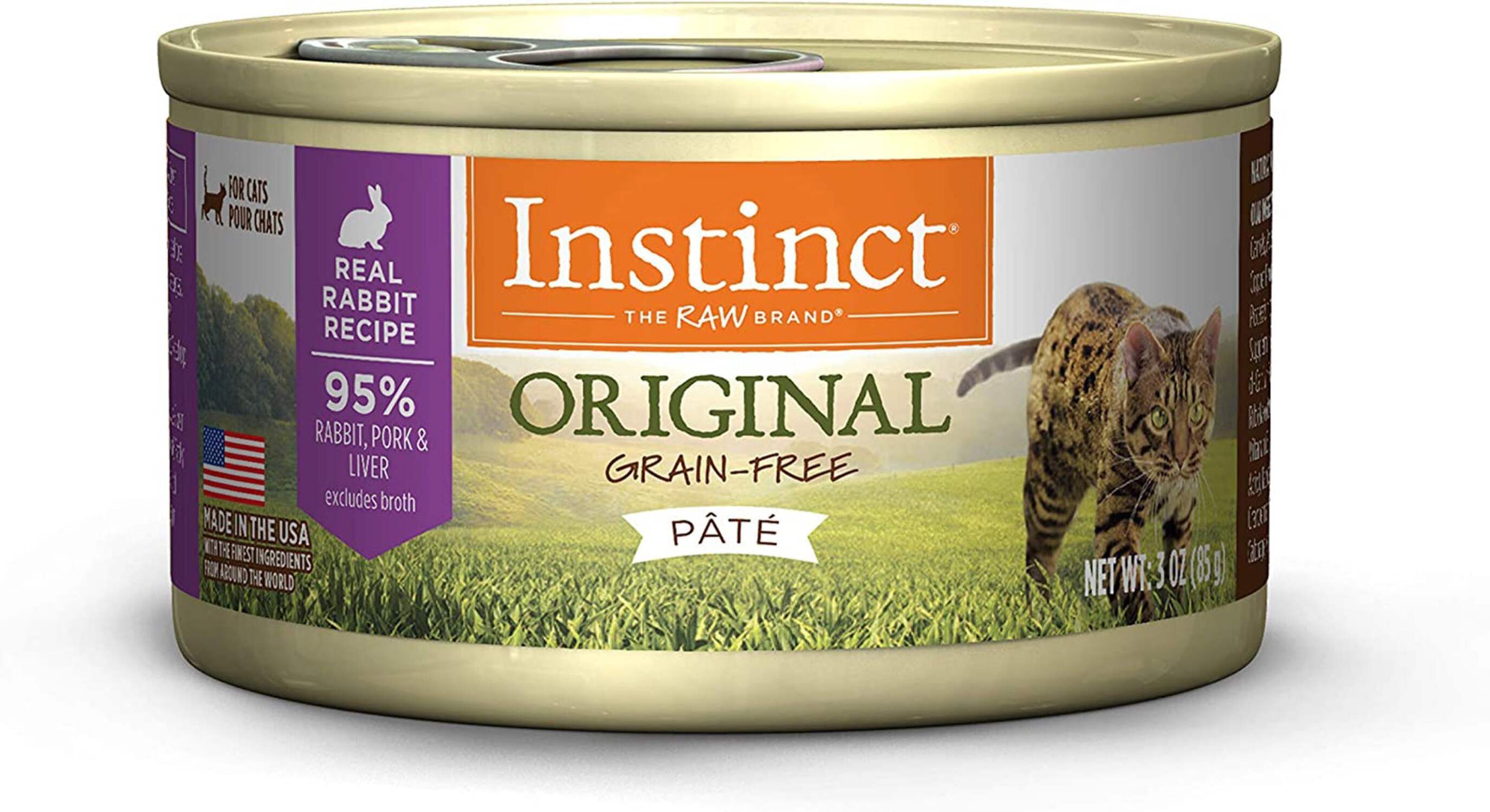 Natures Variety Instinct Can Cat Original Rabbit 3oz. (Case of 24 ...