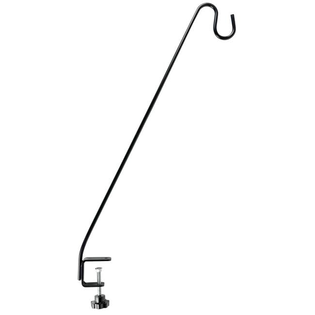 Natures Way 33 in. Metal Adjustable Clamp-On Deck Hook, Black - Walmart.com