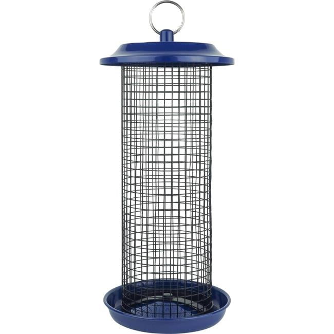 Natures Way KMESH-2 2 qt. Cobalt Metal Mesh Mixed Seed & Peanut Feeder ...
