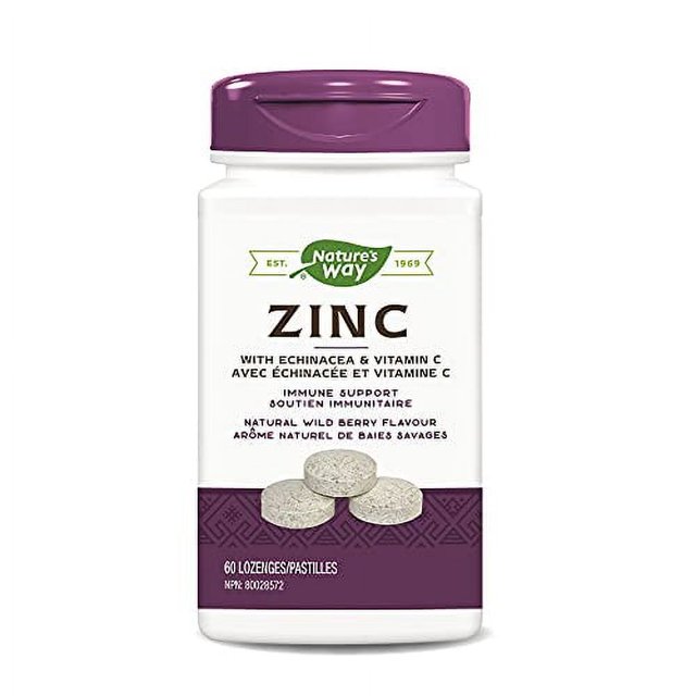 Natures Way Zinc Lozenges, 60 CT - Walmart.com