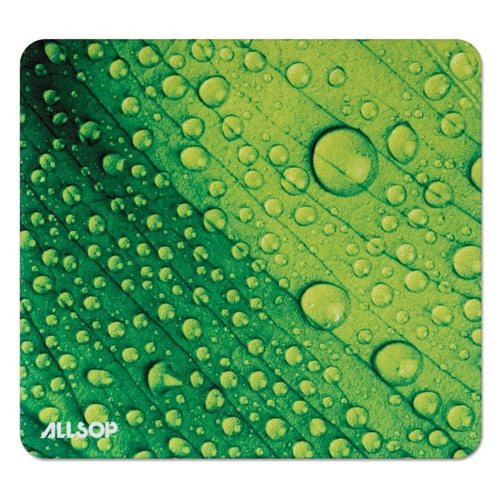 Naturesmart Mouse Pad, 8.5 x 8, Leaf Raindrop Design | Bundle of 10 ...