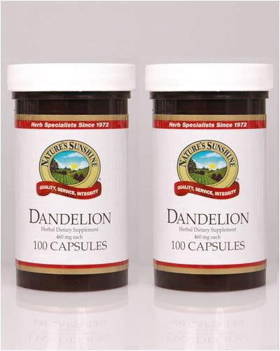 Naturessunshine Dandelion Supports Liver Fuction Herbal Dietary ...