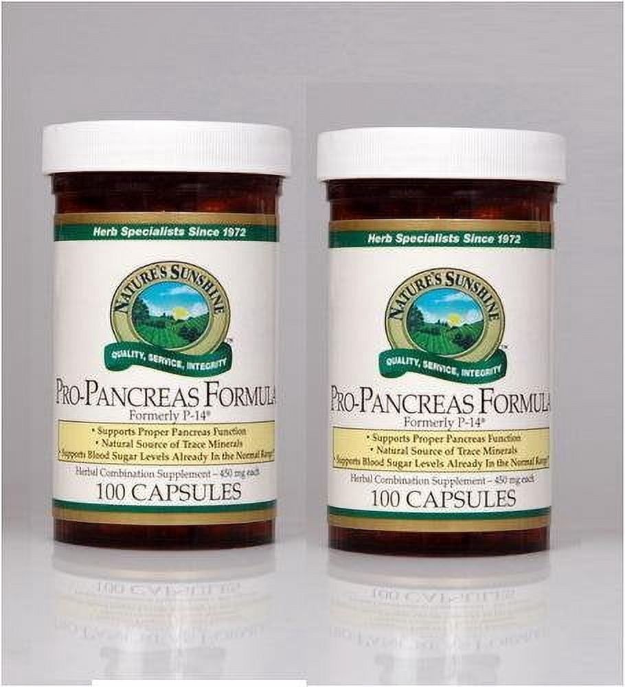 Naturessunshine Pro Pancreas Glandular System Support Herbal ...