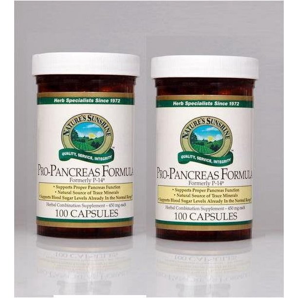 Naturessunshine Pro Pancreas Glandular System Support Herbal ...
