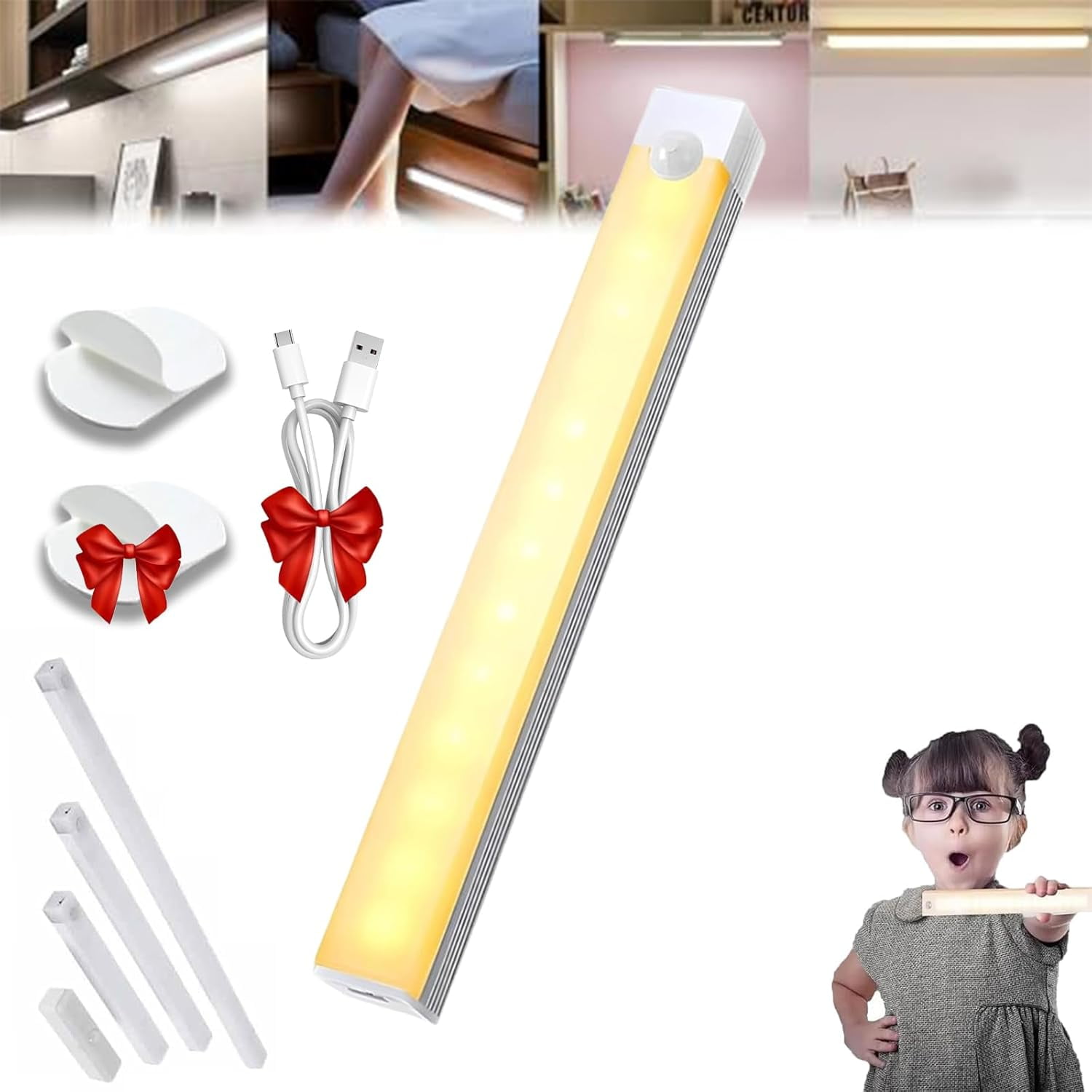 Naturestatue Lights, Conceptan Punch-Free Smart Sensor Magnetic ...