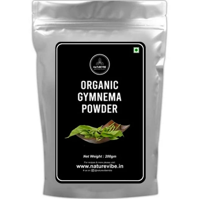 Naturevibe Botanicals Organic Gymnema Powder - 200g | Gurmar Powder ...
