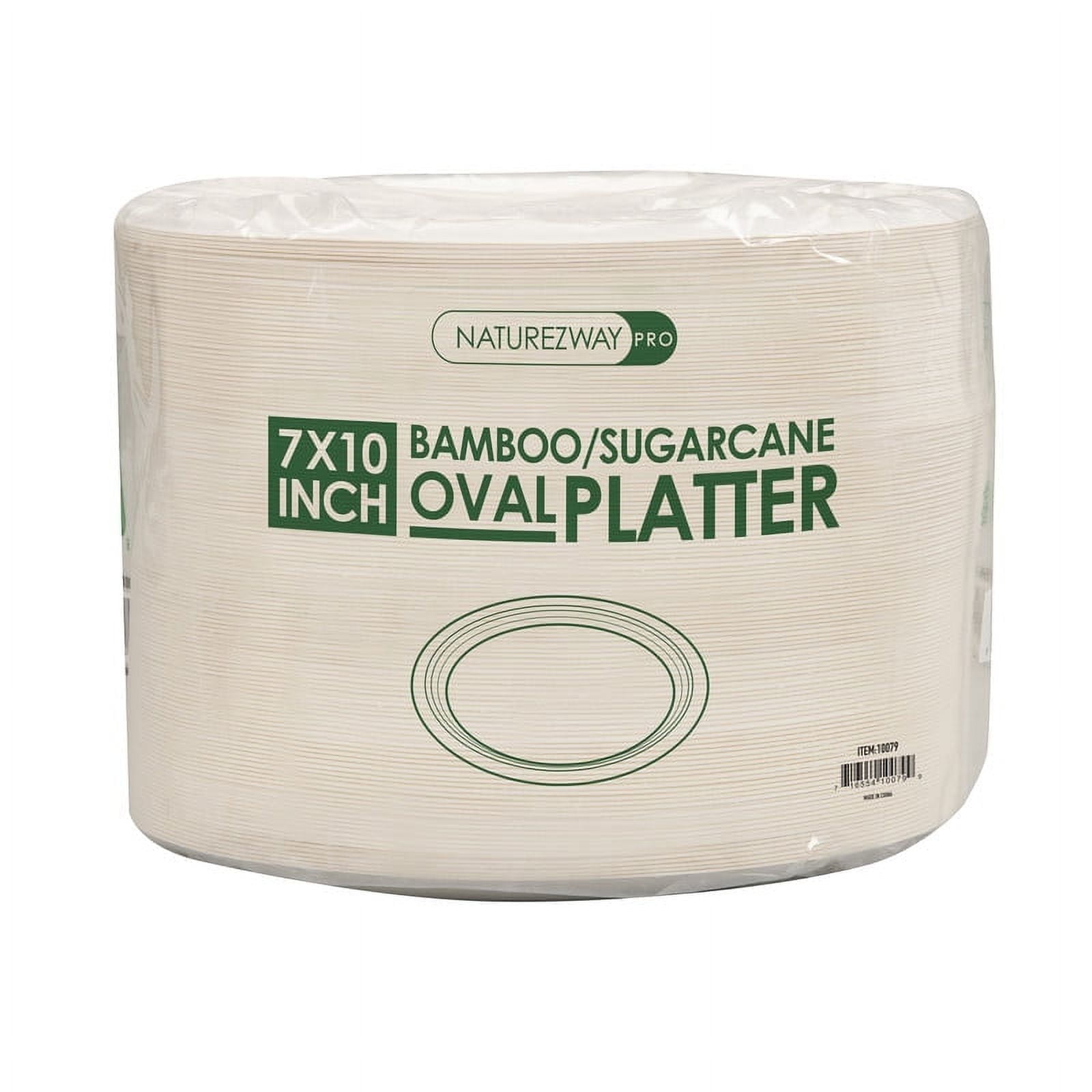 Compostable 7" x 10" Platters (500 Pack) | Eco-Friendly for ...