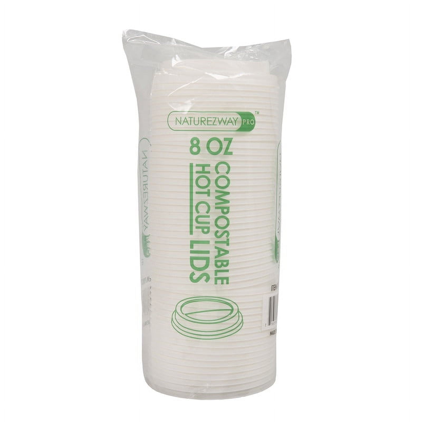 Bamboo 8 oz Cup Lids (1000 Pack) | Fits Bamboo & Ripple Hot Cups, Black ...