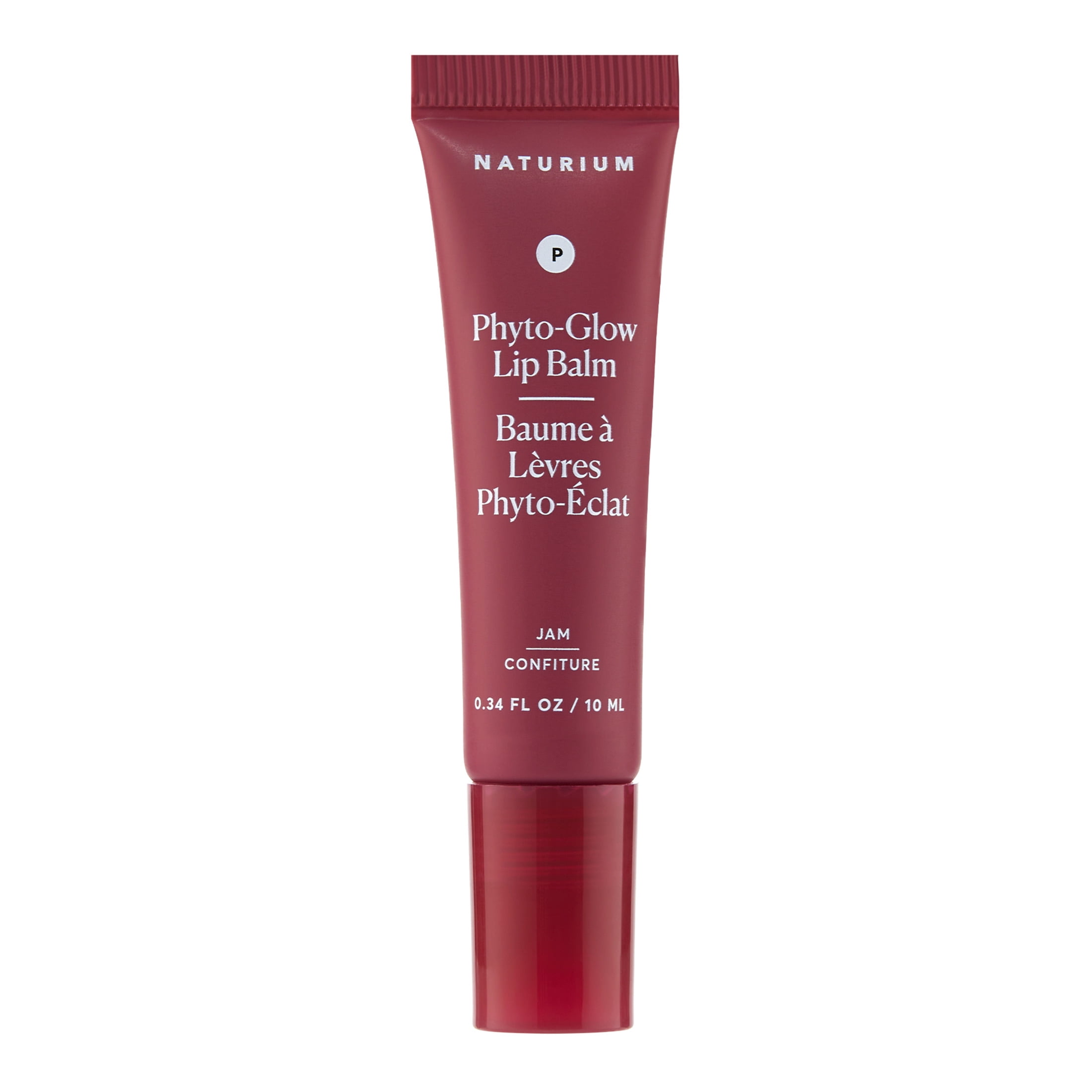 Naturium, Phyto-Glow Lip Balm Jam, 0.34 FL OZ, Sheer Wash of Color ...