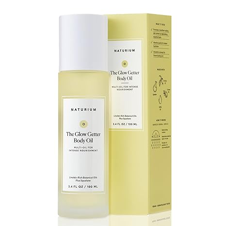 Naturium The Glow Getter Body Oil, Multi-Oil for Intense Nourishment ...