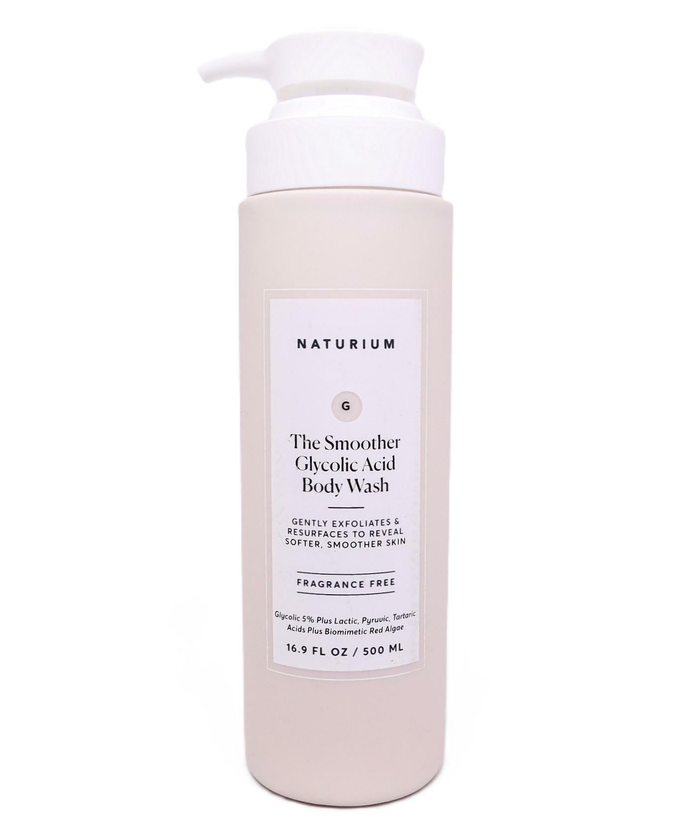 Naturium The Smoother Glycolic Acid Exfoliating Body Wash, Soft ...